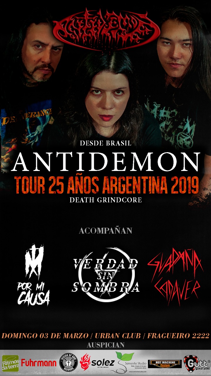 Antidemon en Urban Club, Córdoba, Argentina – Antidemon Band
