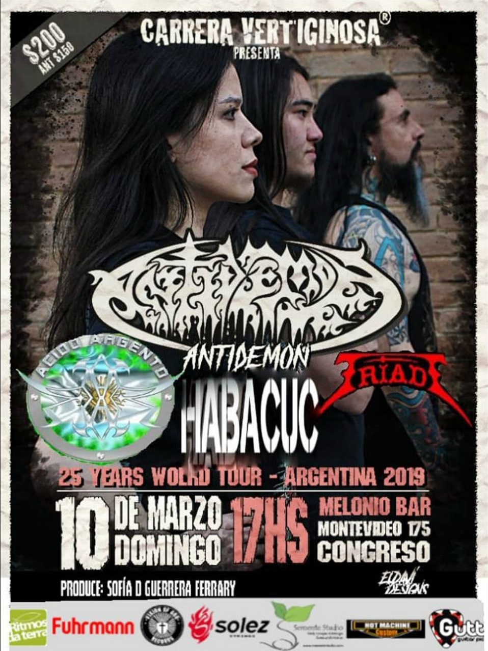 Antidemon en Melonio Bar – Antidemon Band